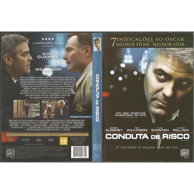 DVD Conduta de Risco (Michael Clayton) | Shopee Brasil
