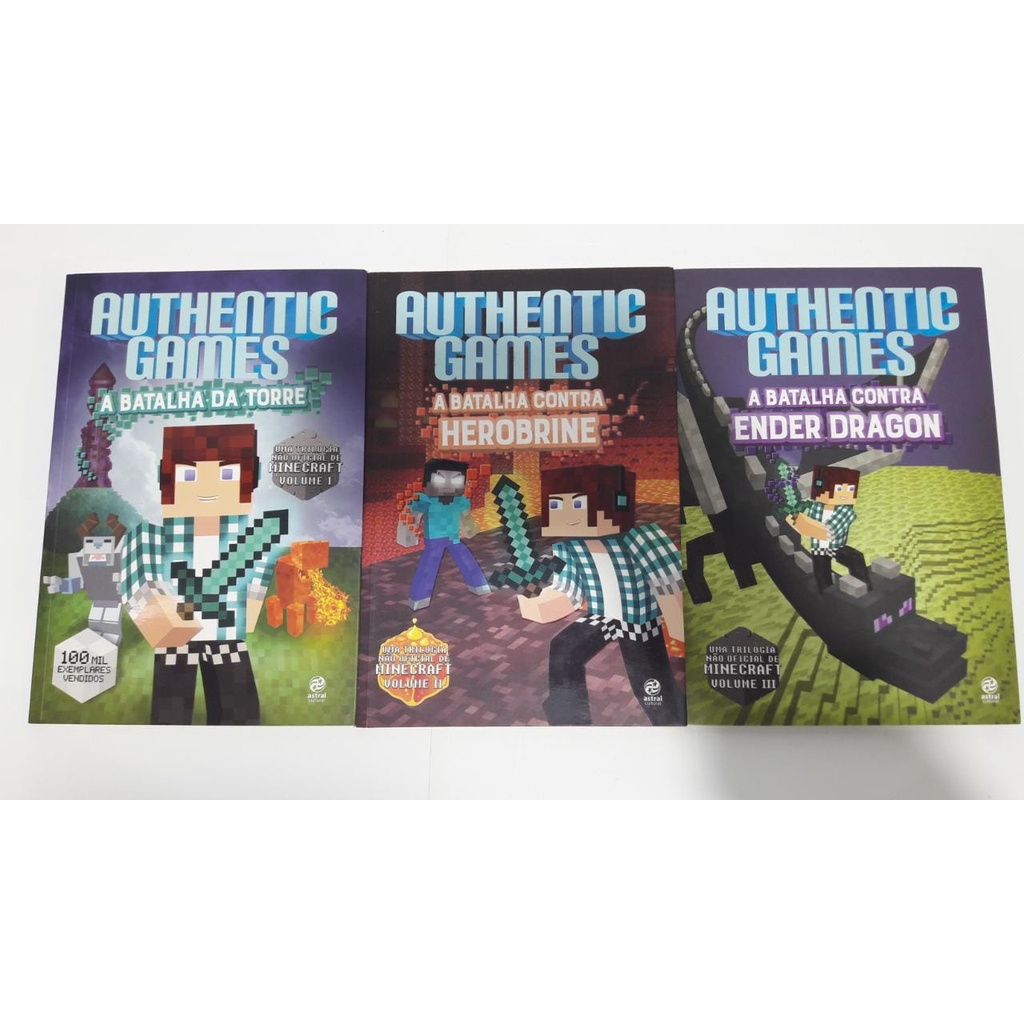 Livro Authentic Games - Uma Trilogia Não Oficial de Minecraft - Volume ...