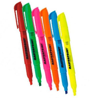 Marca Texto Masterprint Em Cores Neon | Shopee Brasil