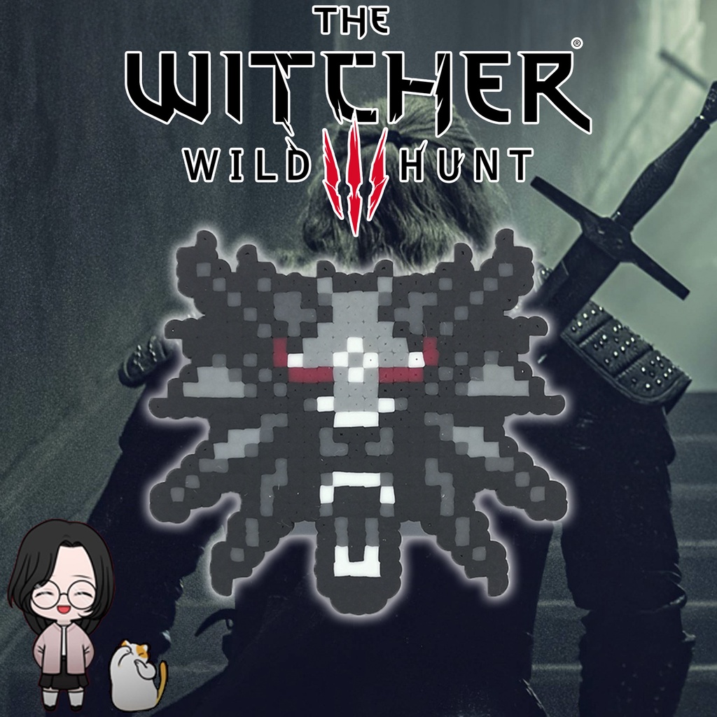 The Witcher - Pixel Art/Hama Beads | Shopee Brasil