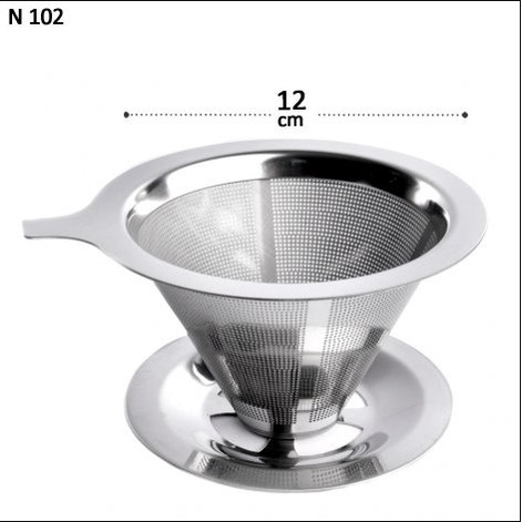 Coador Filtro de Café Inox N102 Reutilizável | Shopee Brasil