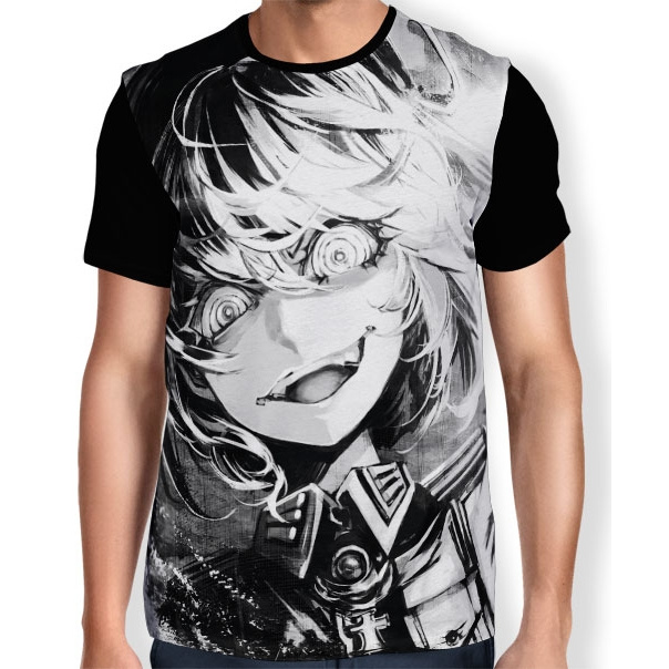 Camisa FULL Print Youjo Senki - The Saga of Tanya the Evil | Shopee Brasil