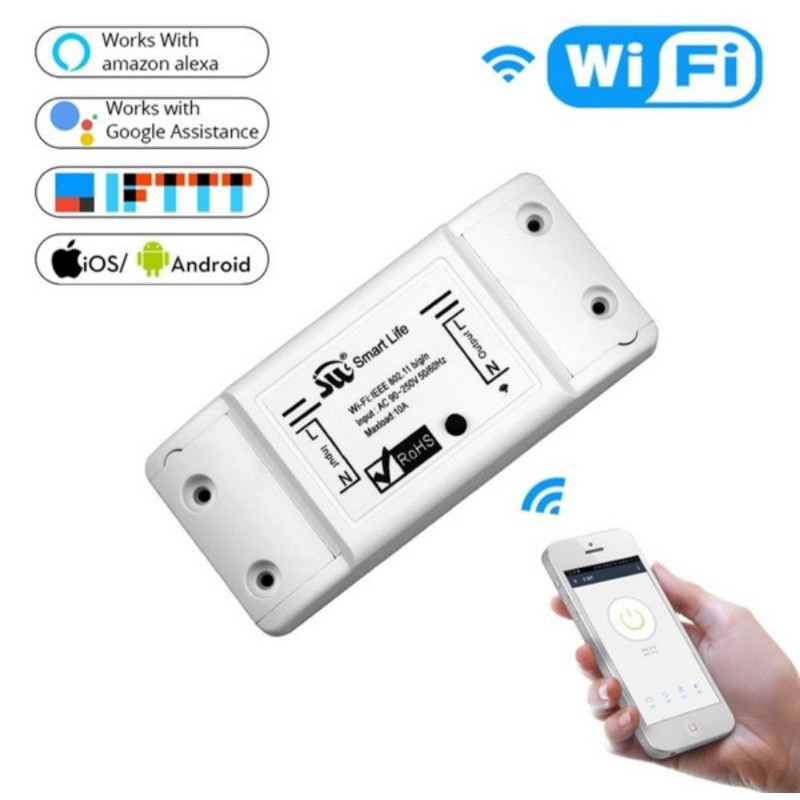 Interruptor Inteligente Smart Home. Módulo de Switch Interruptor Wifi ...