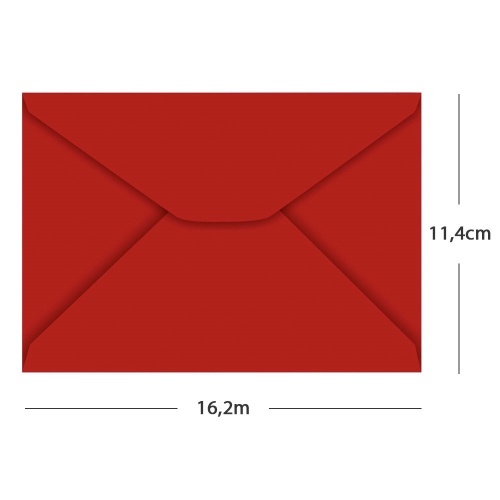 100 ENVELOPES CARTA VERMELHO 114X162cm 80G | Shopee Brasil