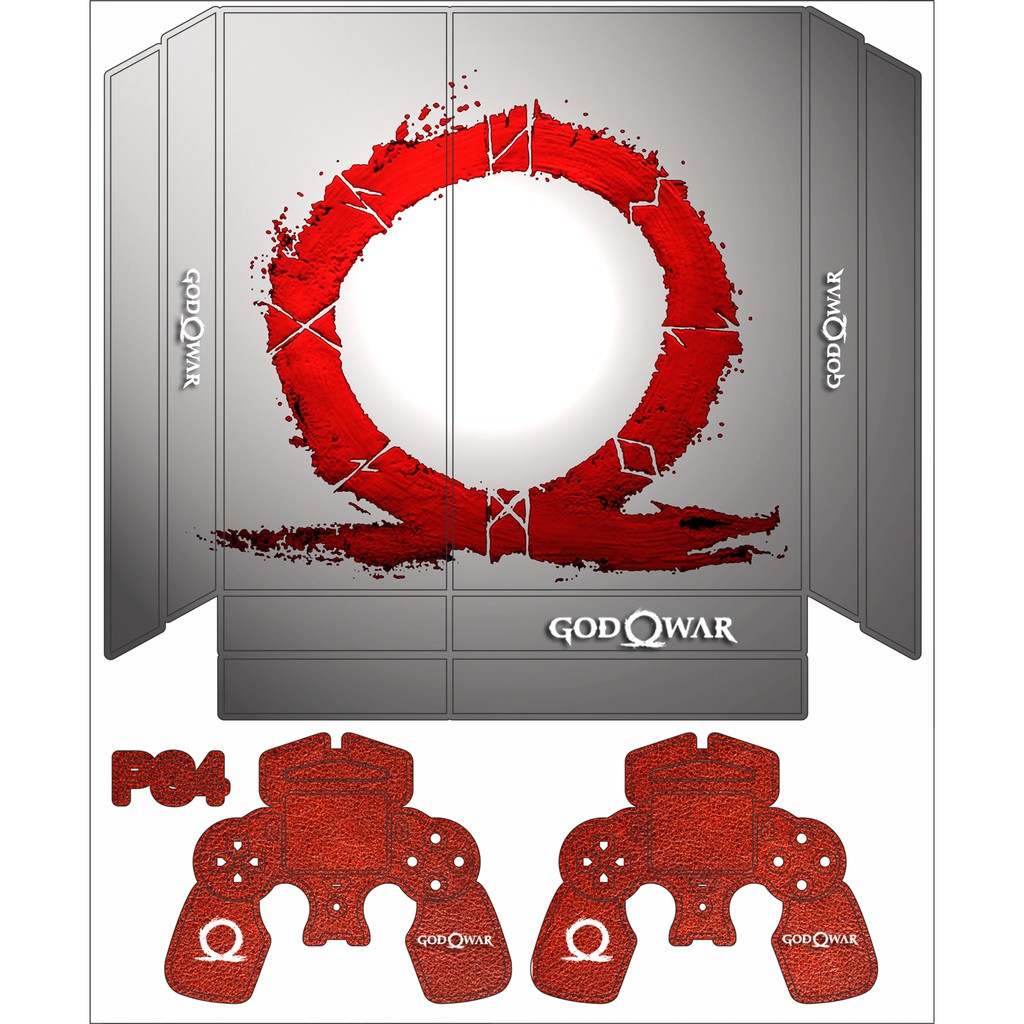 Skin Adesiva PS4 Fat - God Of War 4 Logo | Shopee Brasil