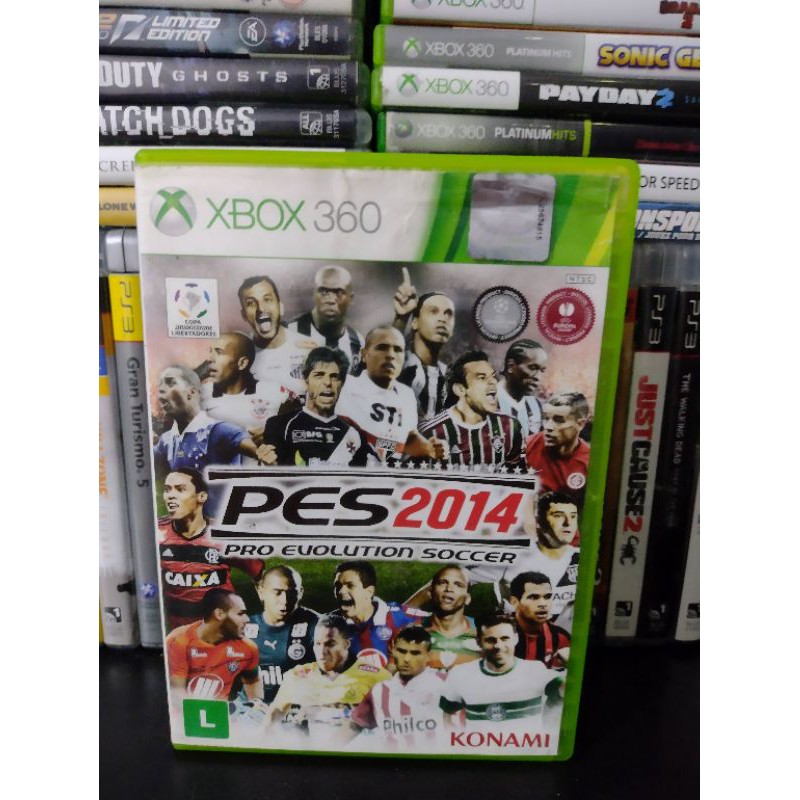 PES 2014 Xbox 360 - Game Mídia Física - Jogo Xbox 360 Seminovo Original ...
