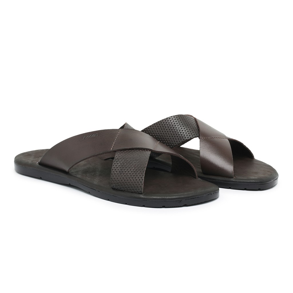 Chinelo Masculino Em Couro 100% Legítimo Sandália Masculina Super ...