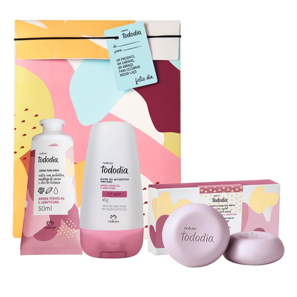 Kit Presente Natura Todo Dia Amora Vermelha E Jabuticaba Shopee Brasil
