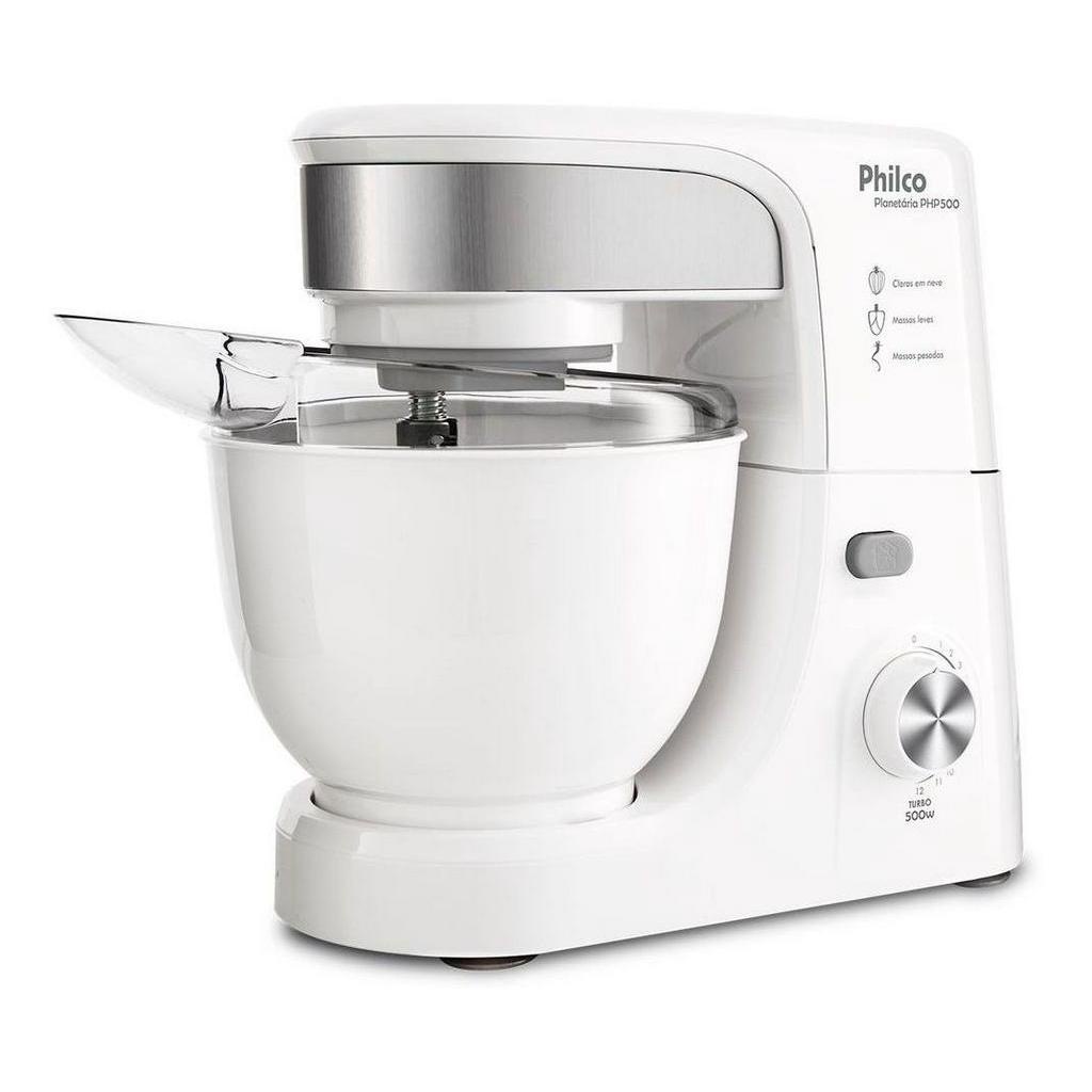 Batedeira Planetaria Philco Turbo Php500 Branca 220v | Shopee Brasil