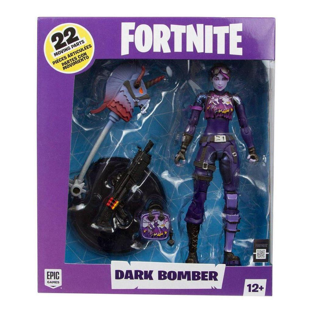 BONECO ARTICULADO FORTNITE - DARK BOMBER - 84927 - FUN | Shopee Brasil