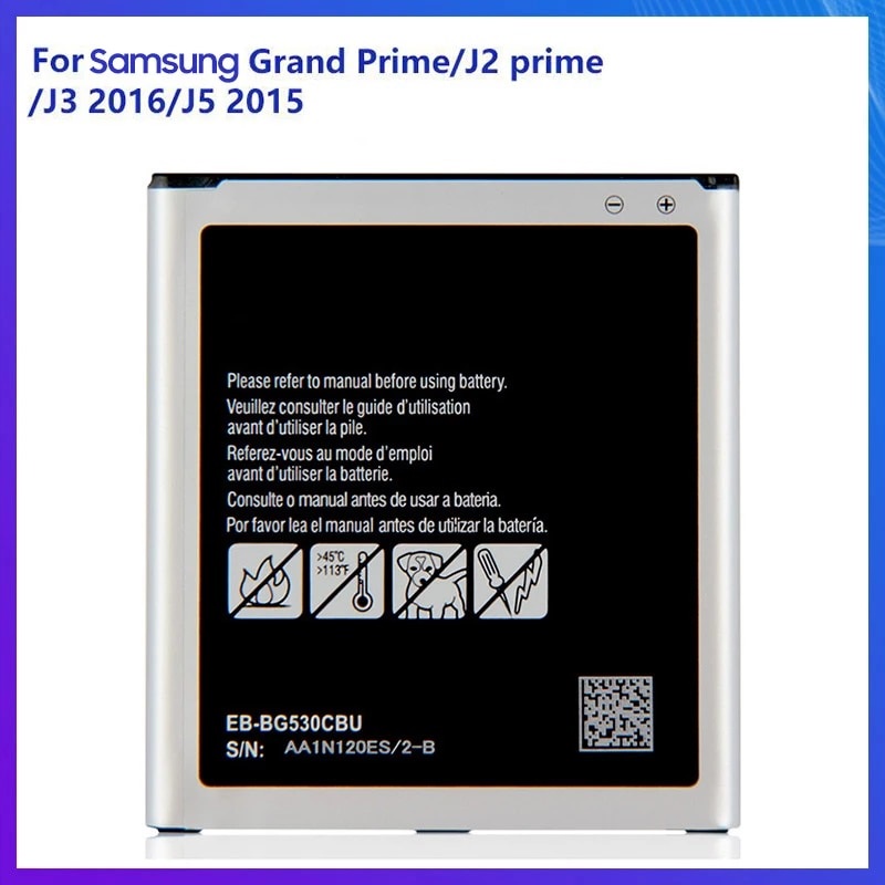 Bateria Samsung EB-BG530BBE/EB-BG530CBU 2400mAh | Shopee Brasil