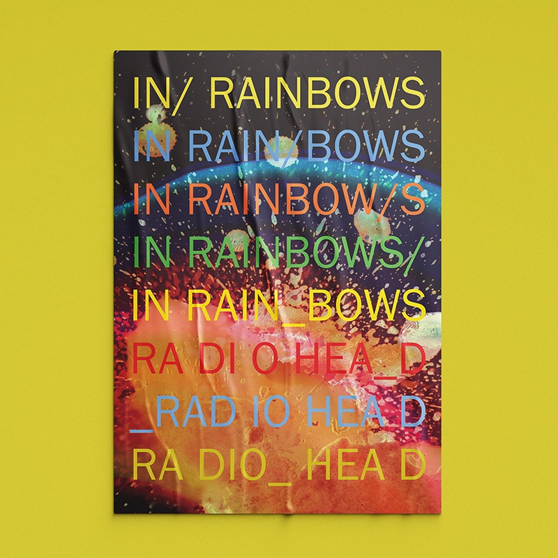 Poster Radiohead - In Rainbows / Tamanho A3 | Shopee Brasil