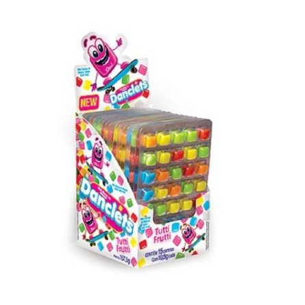 Cartela de Mini Gomas de Mascar Danclets | Shopee Brasil