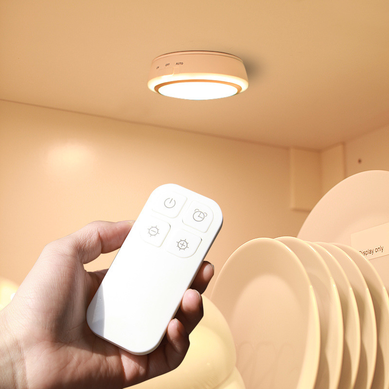 Lâmpada LED Smart Com 5 Leds De Controle Remoto Sem Fio Para Armário ...