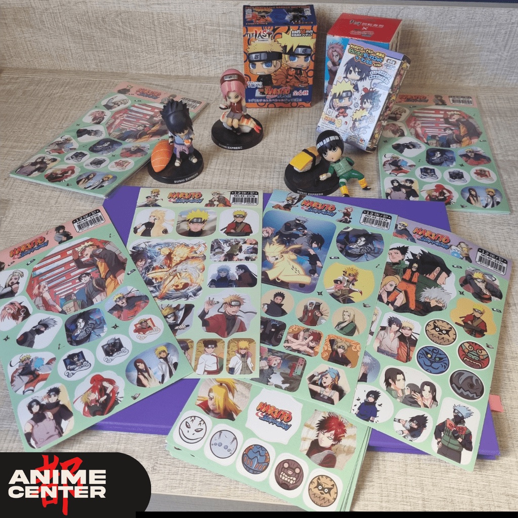 Cartelas Adesivas Naruto 12 Modelos Shopee Brasil