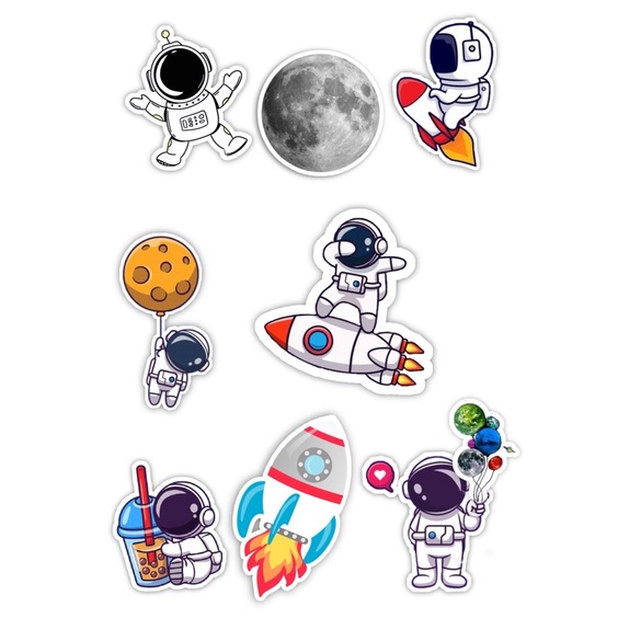 Topo de bolo topper personalizado Astronauta fofinho lua | Shopee Brasil