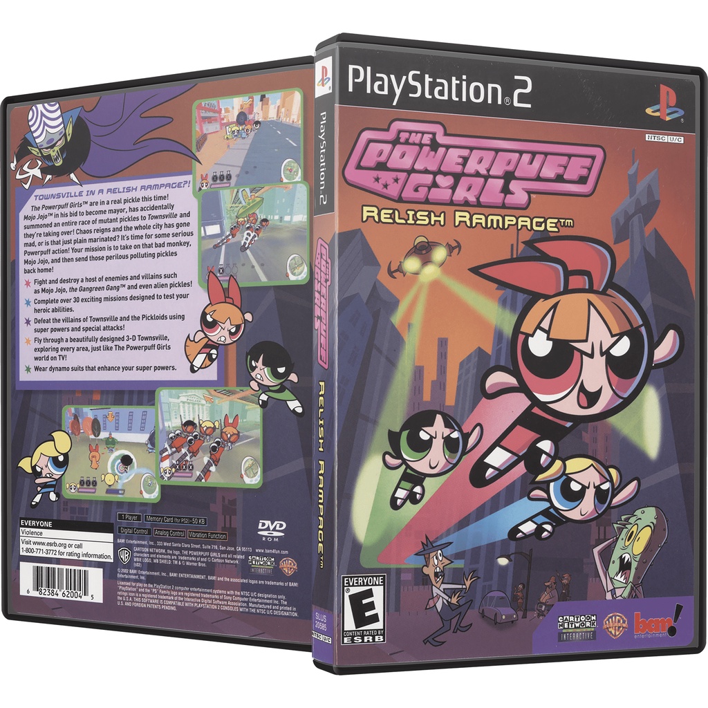 The Powerpuff Girls - Relish Rampage (USA) para ps2 | Shopee Brasil
