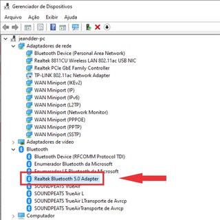 Adaptador USB Bluetooth 5.0 Para PC Notebook Windows REALTEK RTL8761B ...