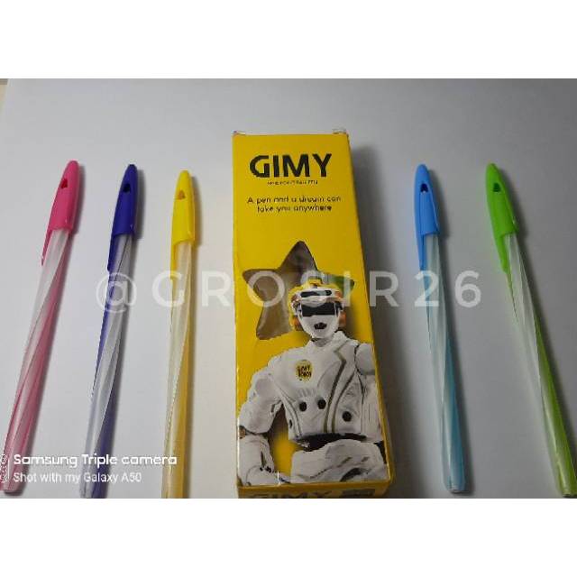 Caneta De Rosca GIMY/FINE POINT BALLPOINT | Shopee Brasil