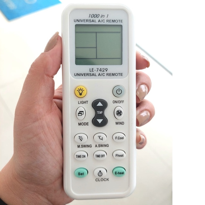Controle Remoto Universal Para Ar Condicionado Split Le-7429 | Shopee Brasil