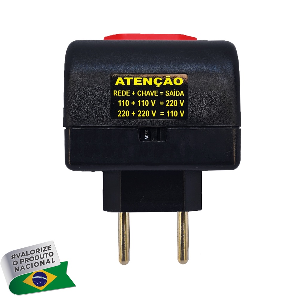 Conversor Transformador Bivolt 60va 110-220v Ou 220-110v 45w | Shopee ...