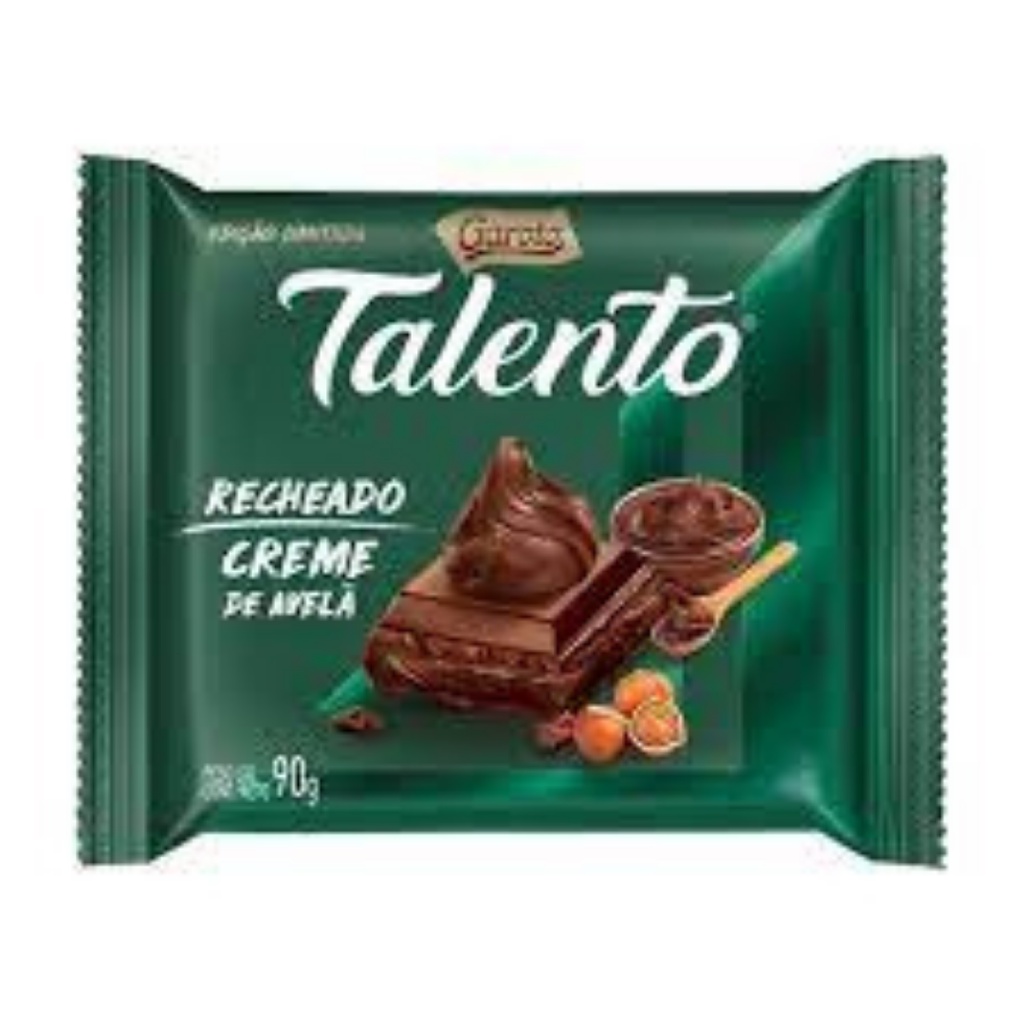 Chocolate Talento 90g Garoto - Escolha o Seu Sabor | Shopee Brasil