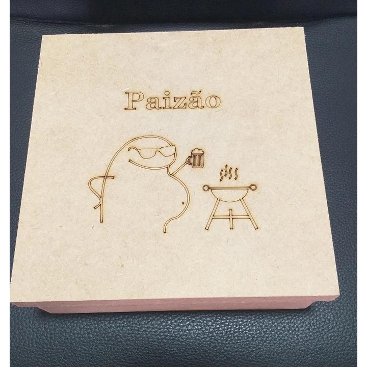 Caixa Box -flork - Paizão - 20x20x8a - 3mm Cru | Shopee Brasil