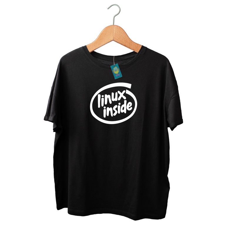 Camiseta Camisa Linux Inside Programador Programação Sistema Nerd ...