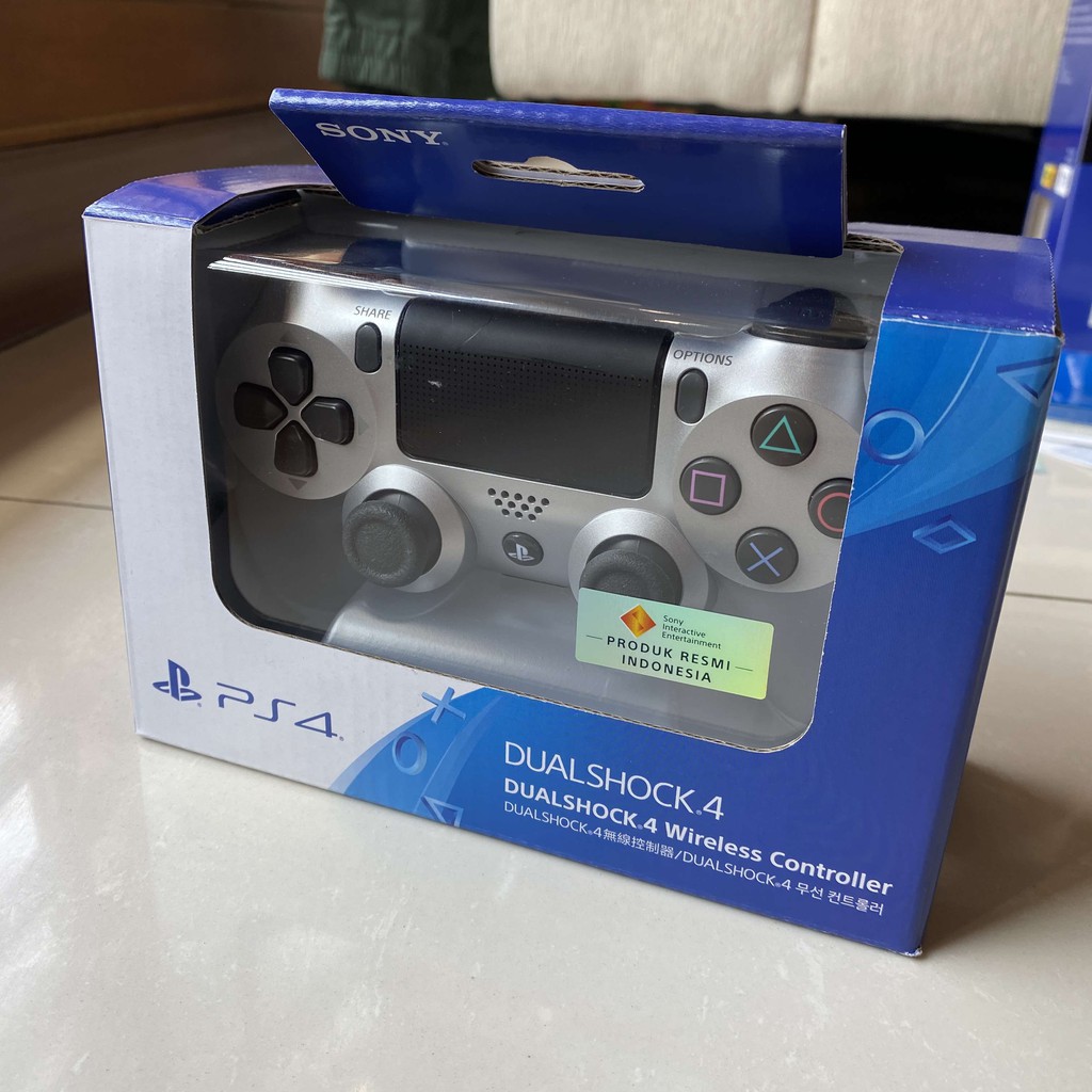 Controlador Dualshock 4 PS4 Nova Versão LED Lightbar - Prata | Shopee ...