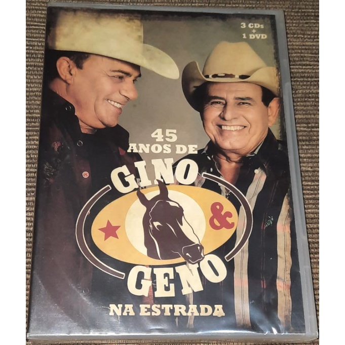 DVD E CD Gino e Geno 45 anos originais lacrado 677 | Shopee Brasil