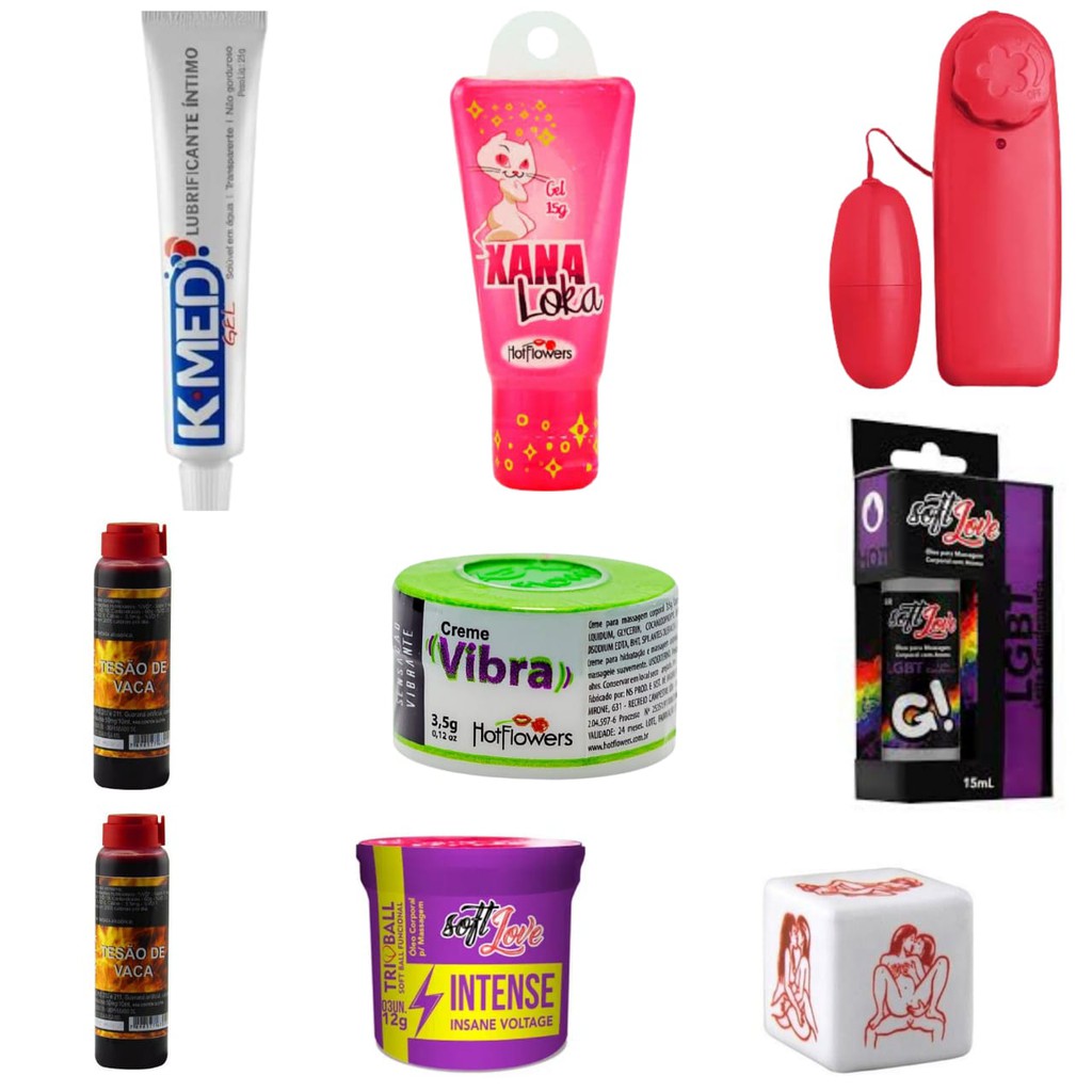 Kit LÉsbica Dia Dos Namorados 9 Itens Sex Shop Shopee Brasil