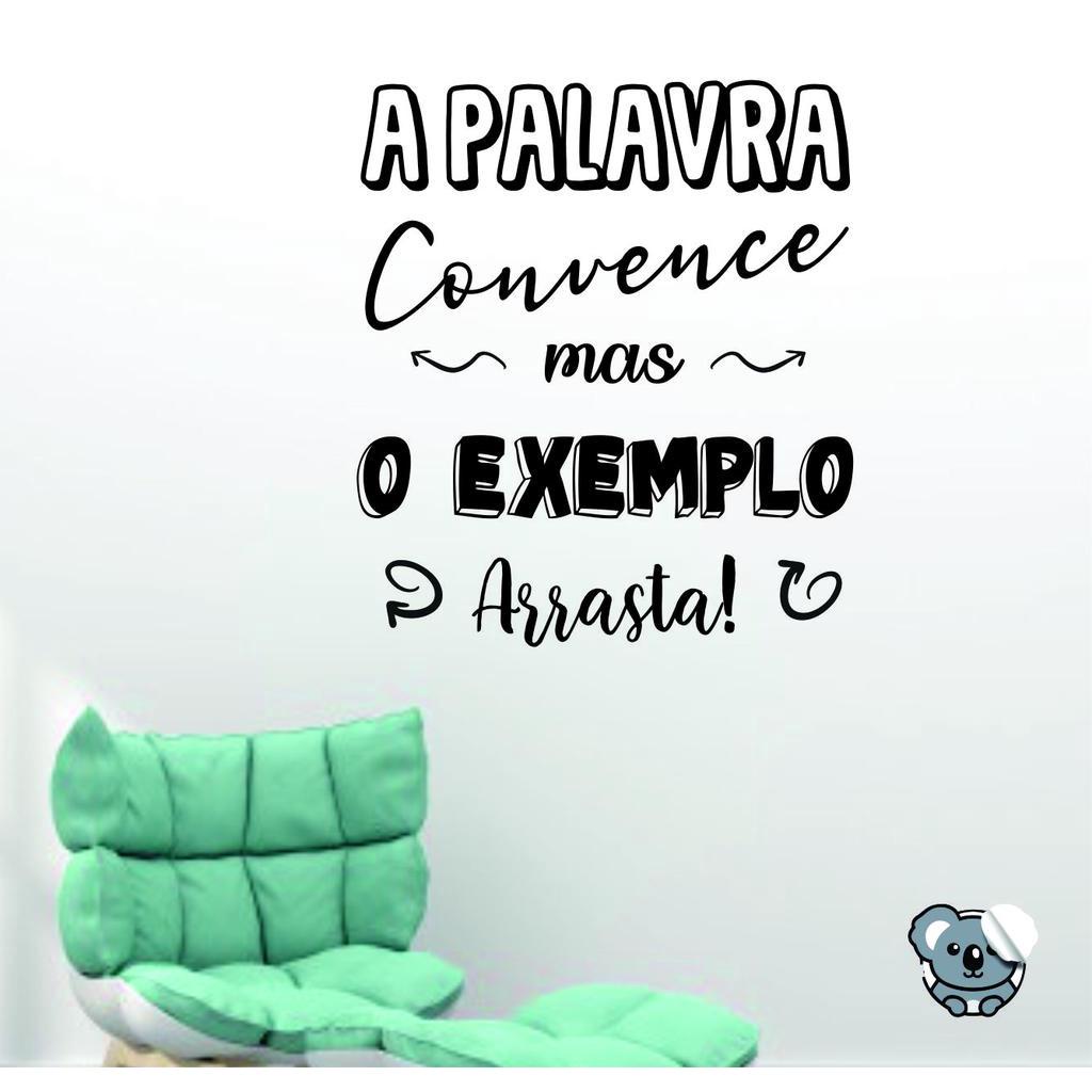 Adesivo de Parede Frases Motivacionais -A Palavra Convence - Colakoala ...