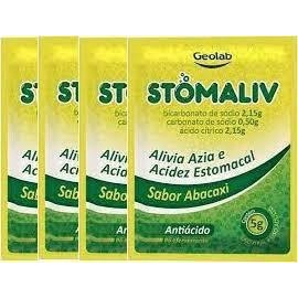 Stomaliv Sachê Antiácido 5g abacaxi | Shopee Brasil
