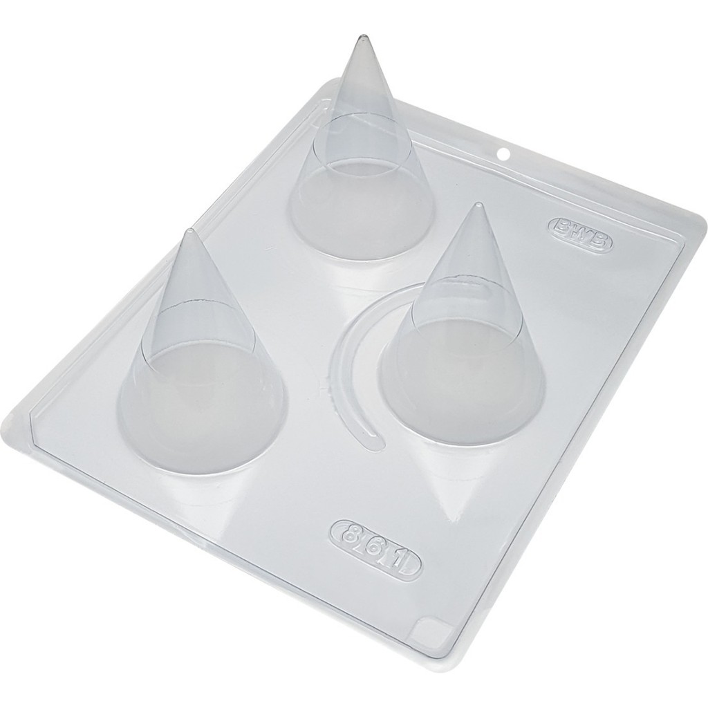 Combo 5 Forma Silicone Bwb 861 Cone Gigante Sorvete Choco | Shopee Brasil