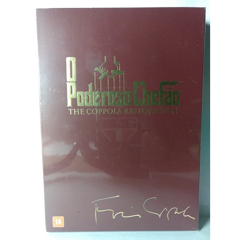DVD Trilogia O Poderoso Chefão - The Coppola Restoration - Novo ...