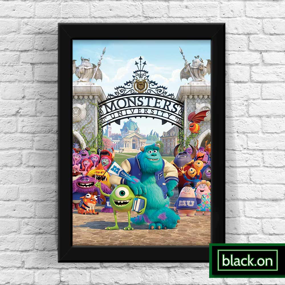 Quadro Com Moldura Poster Decorativo A4 32x23cm Vários Modelos Pixar ...
