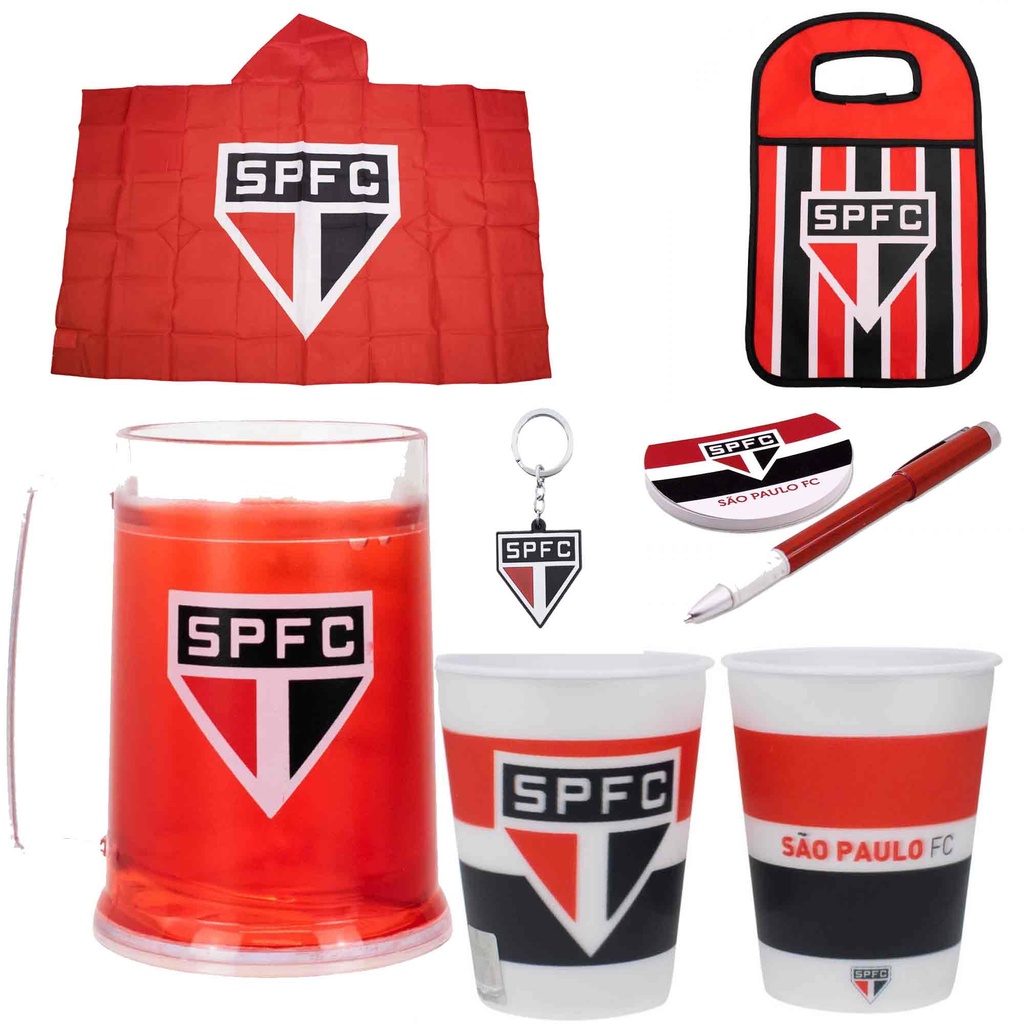Kit Presente Luxo Oficial SPFC São Paulo Fc Licenciado | Shopee Brasil