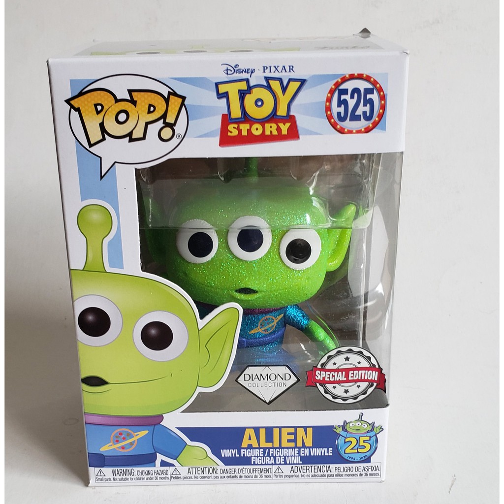 Funko Pop Toy Story Alien Diamond Special Edition 525 Original | Shopee ...