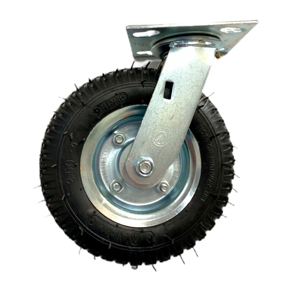 Roda Pneumática 250x4 ou 8x2 Giratória Carrinho Reforçada | Shopee Brasil
