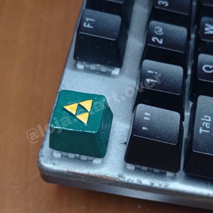 Keycap Triforce - Zelda | Shopee Brasil
