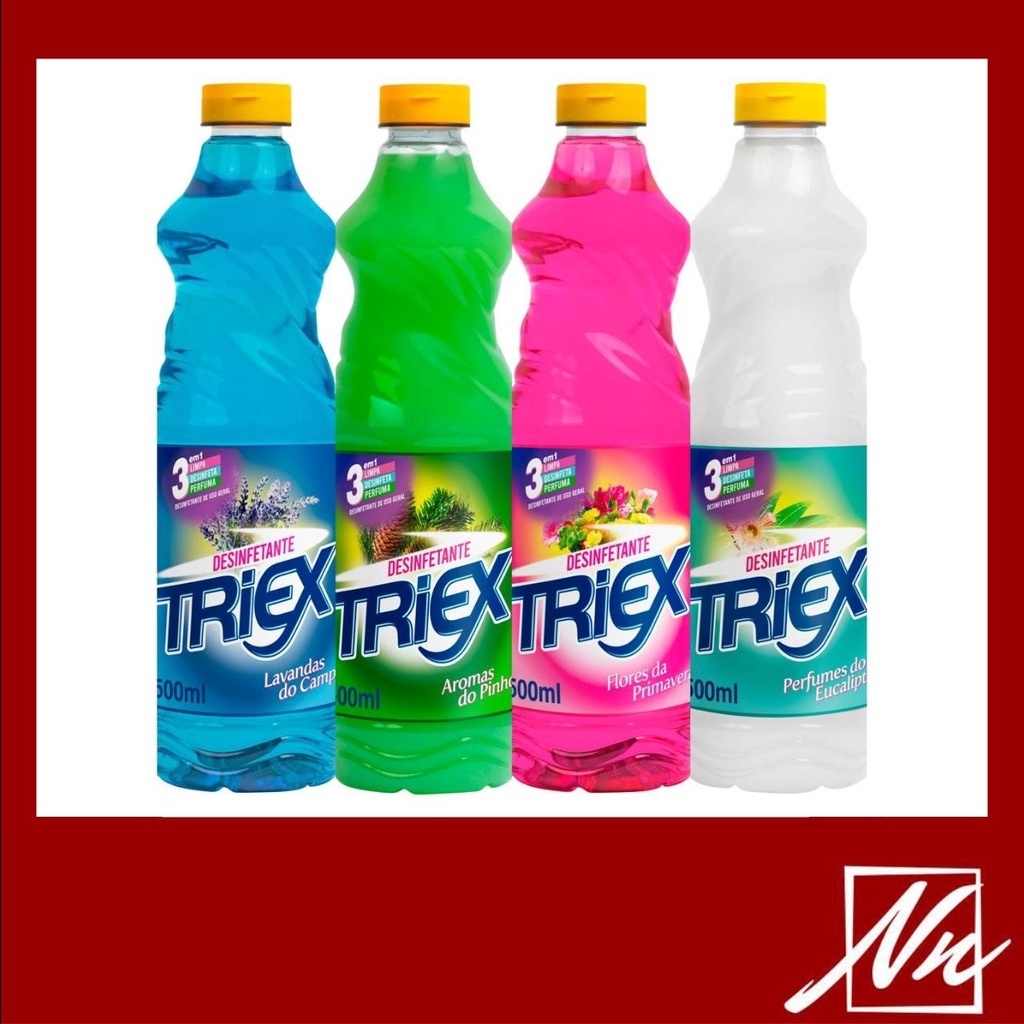 DESINFETANTE TRIEX - FRAGRÂNCIAS 500ml | Shopee Brasil