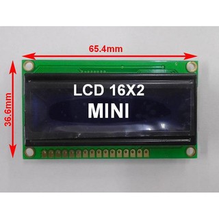 Display LCD 1602 Mini 16x2 Caracter backlight fundo azul com ou sem i2c PCF8574 para Arduino PIC ...
