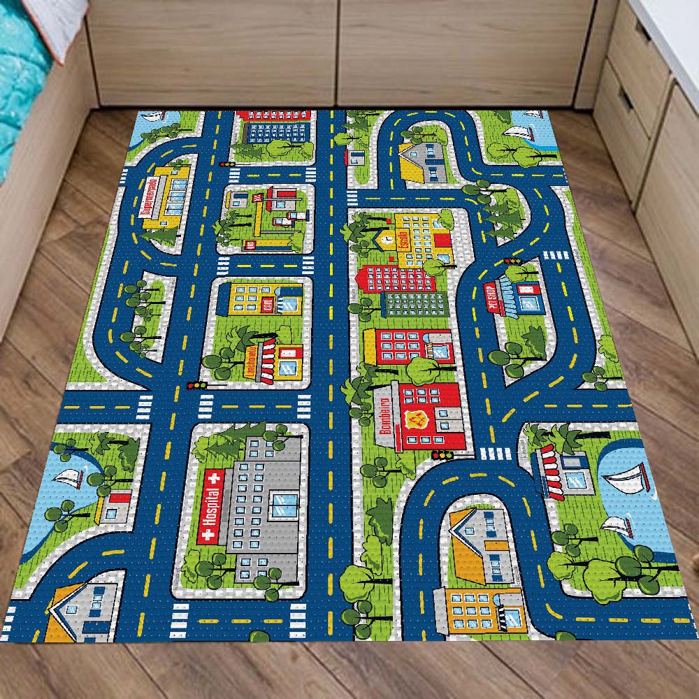Tapete Infantil Antiderrapante Super Macio 1,00x1,30 Vários Modelos ...