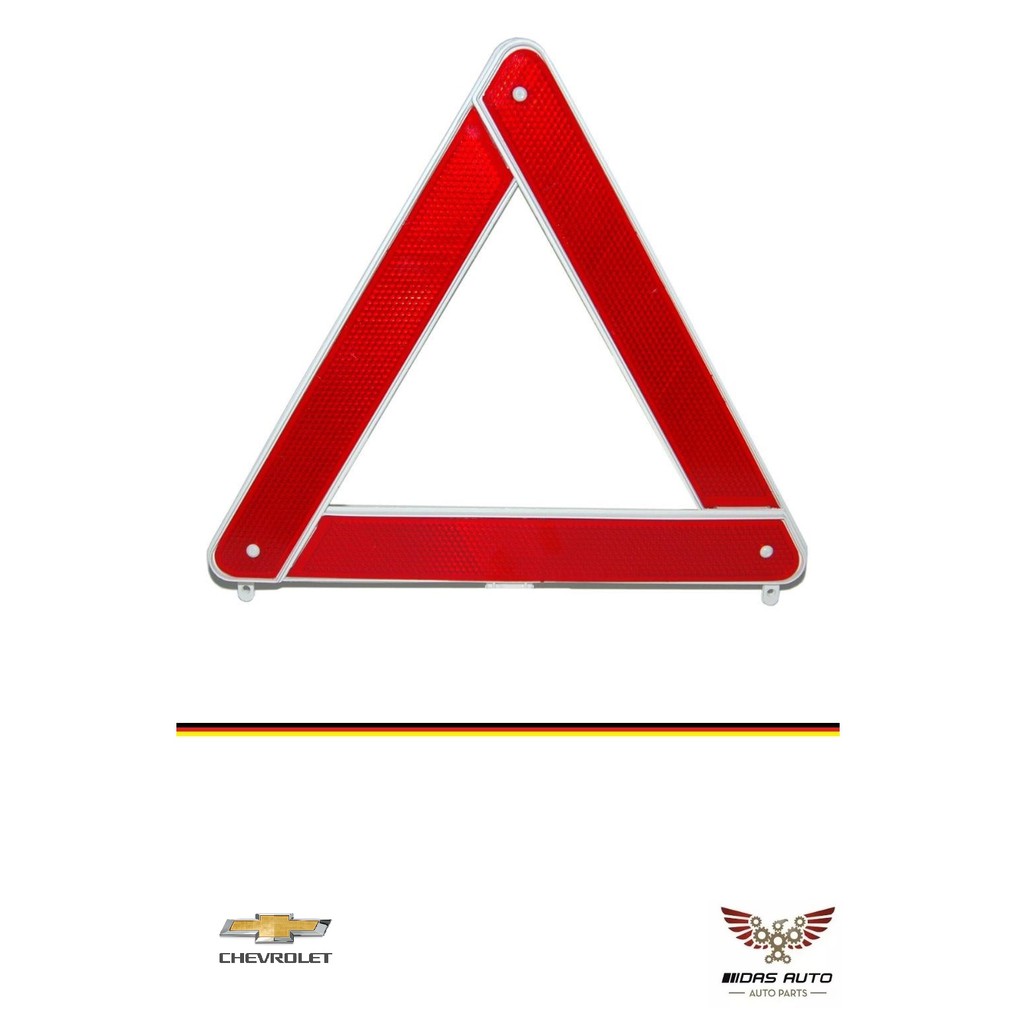 Triangulo P/ Carro - Sinalização De Segurança Chevrolet | Shopee Brasil