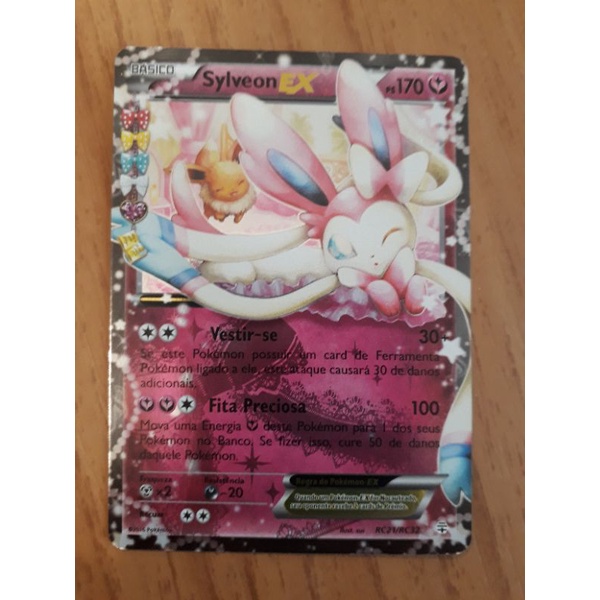 Card Pokémon Sylveon EX original e nova | Shopee Brasil