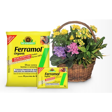 Ferramol - Controle de Lesmas e Caramujos 50 gr. Neudorff | Shopee Brasil