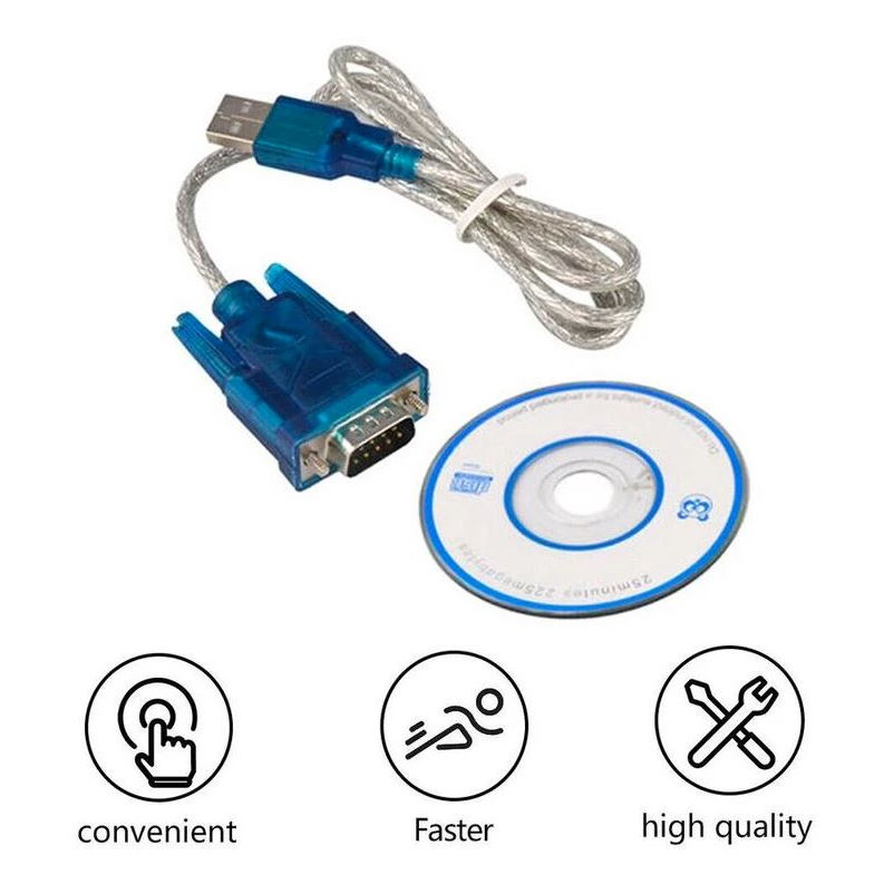 Cabo Conversor Usb X Serial Rs 232-70 cm | Shopee Brasil