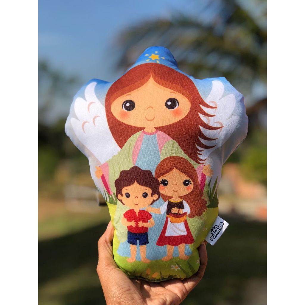 Almofada Boneco Naninha Anjo da Guarda | Shopee Brasil