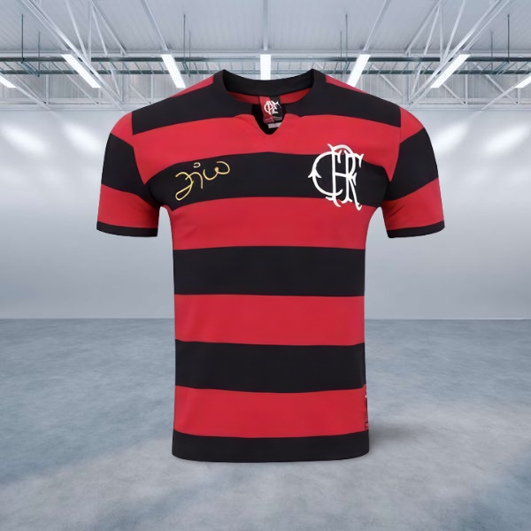 Camisa Retrô Flamengo Tri Carioca Zico Masculina Oficial | Shopee Brasil