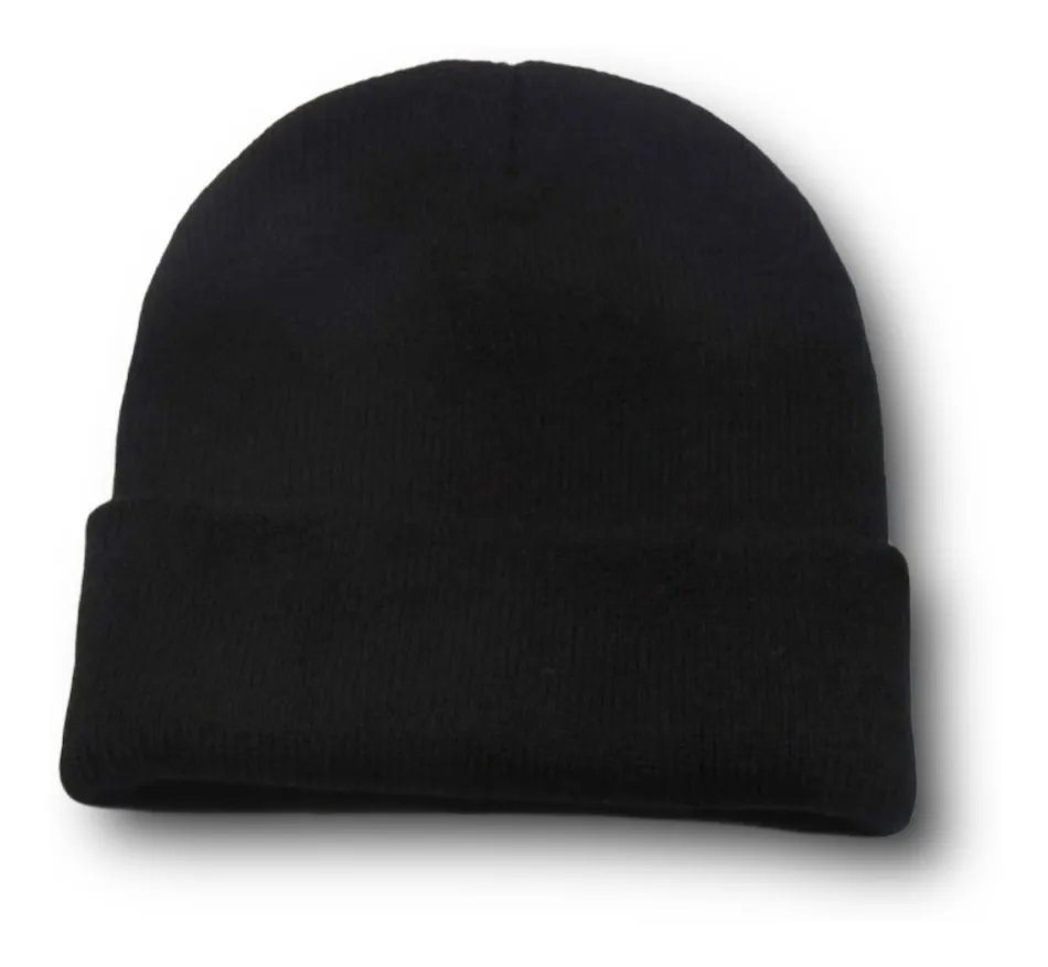 Touca De Lã Preta Inverno Unissex Adulto Moda Tamanho Único | Shopee Brasil